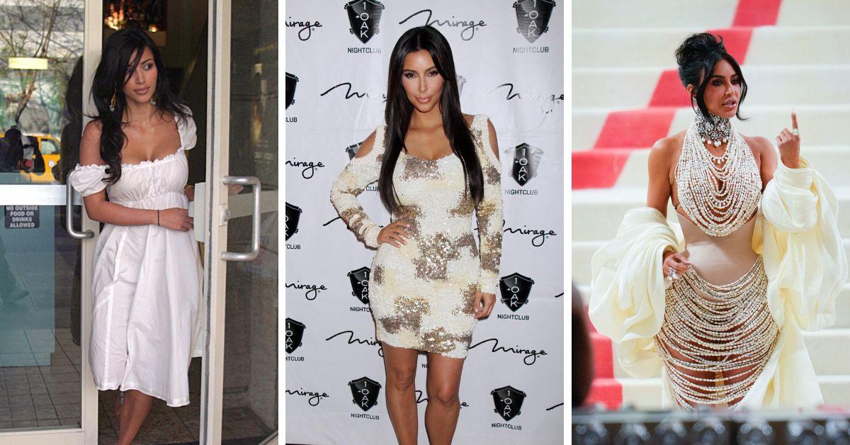 Kim Kardashian's Fashion Transformation Gallery