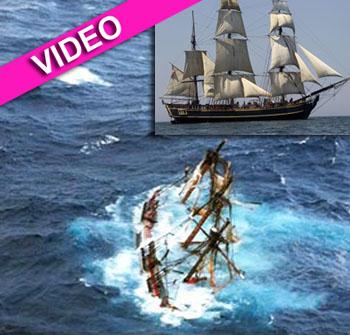 HMS Bounty, Historic Hollywood Ship, Caught In Hurricane Sandy’s Fury