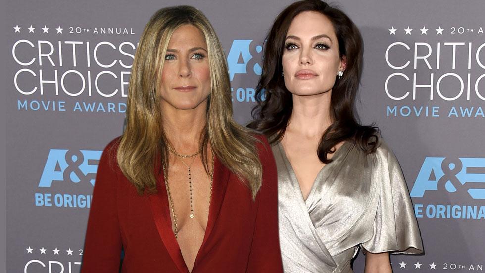 Fashion Face-Off! It’s Angelina Jolie Vs. Jennifer Aniston At The ...