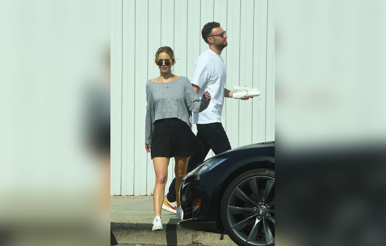 Jennifer Lawrence Shows Off Diamond Engagement Ring In New Photos
