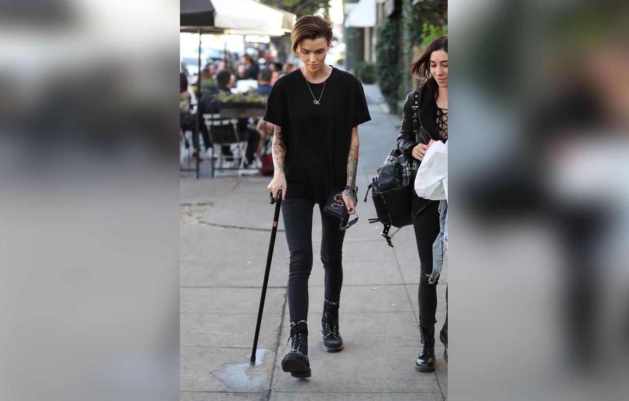 Ruby Rose Steps Out With Cane After Horrific Health Crisis