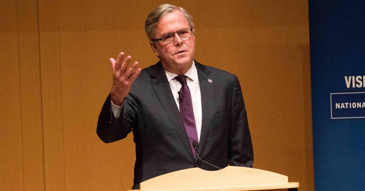Jeb Bush Slams Ex-President Trump's Claims His Late Father Hid White ...
