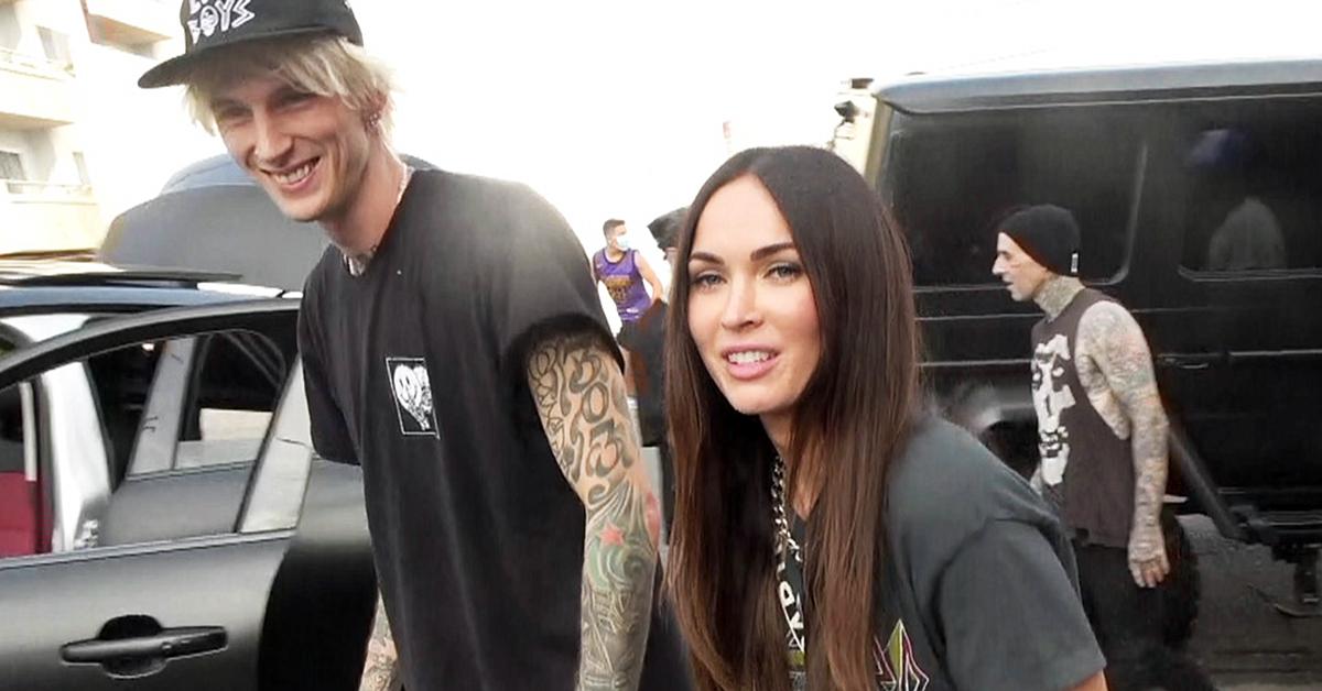 Megan Fox Packs On PDA With Machine Gun Kelly At Six Flags Without Kids