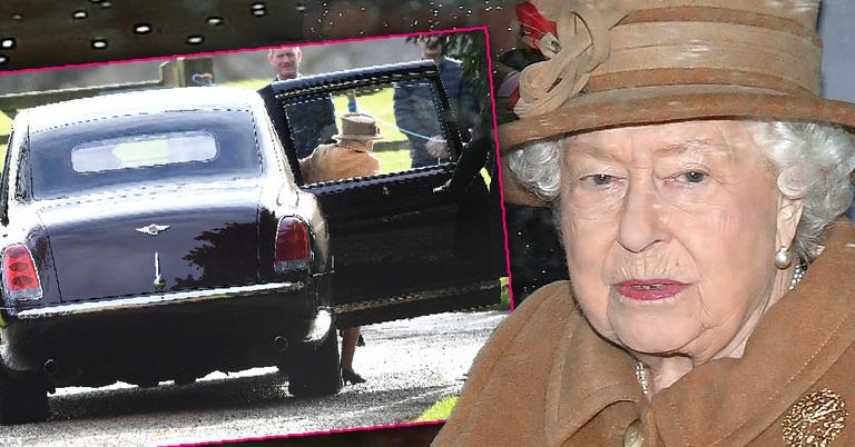 Angry Queen Elizabeth Goes To Church Amid Megxit