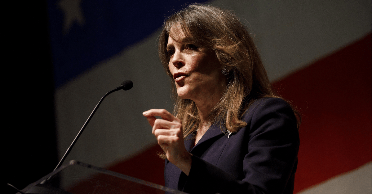 Marianne Williamson Runs Presidential Campaign Into the Negative ...