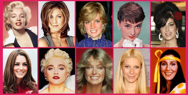 The Evolution Of Hair! The 20 Most Iconic Celebrity Hairstyles Over The ...