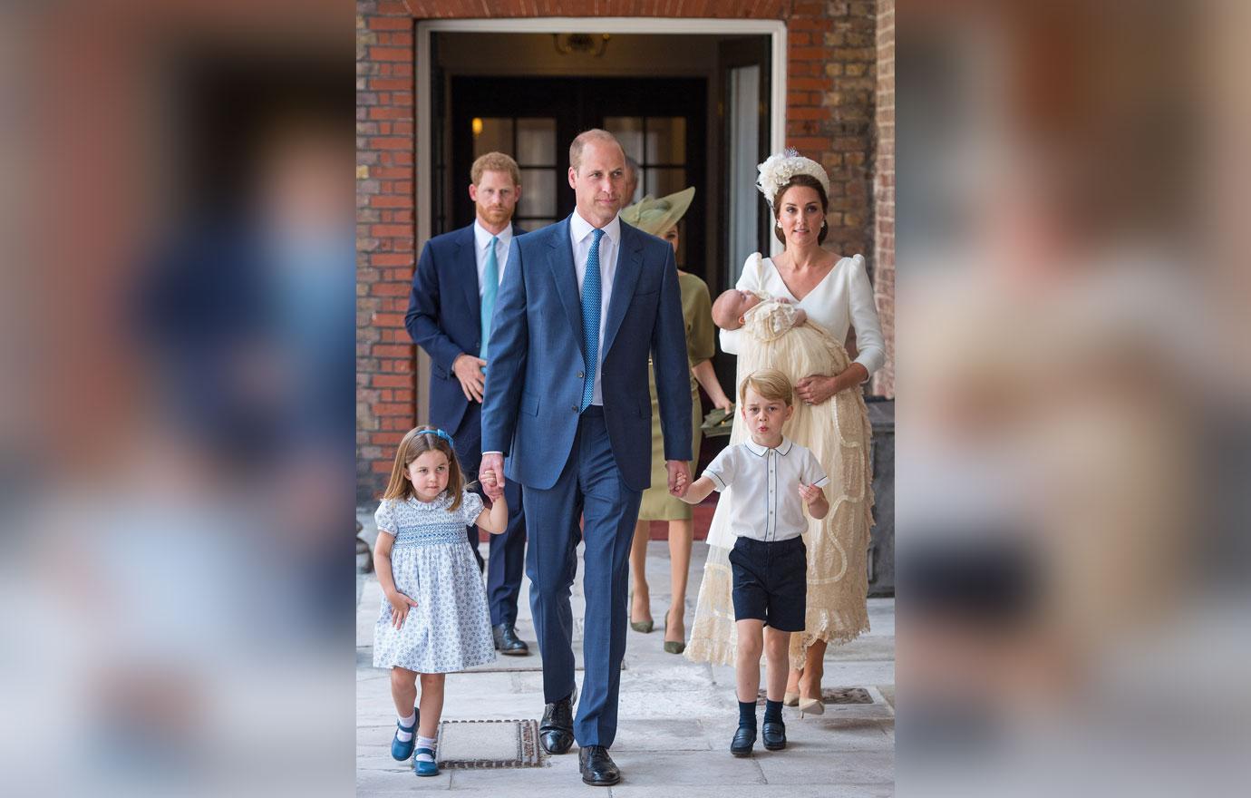 Prince Louis Shows Smile In Christening Photos With Mom Kate