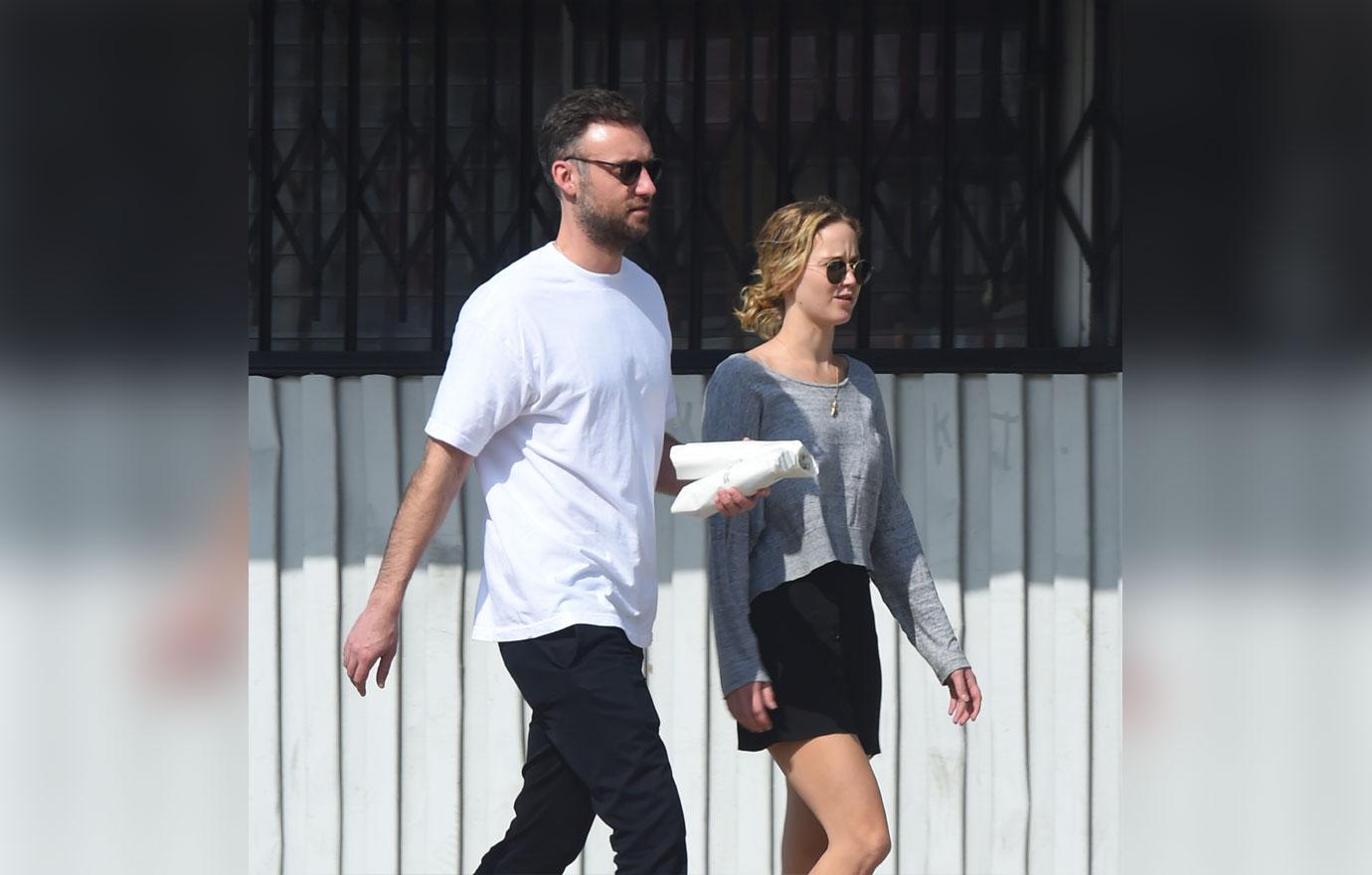 Jennifer Lawrence Shows Off Diamond Engagement Ring In New Photos