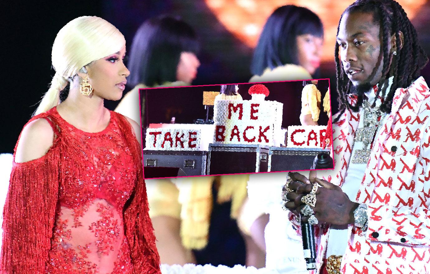 Cardi B And Offset Onstage Forgiveness Plea Fake