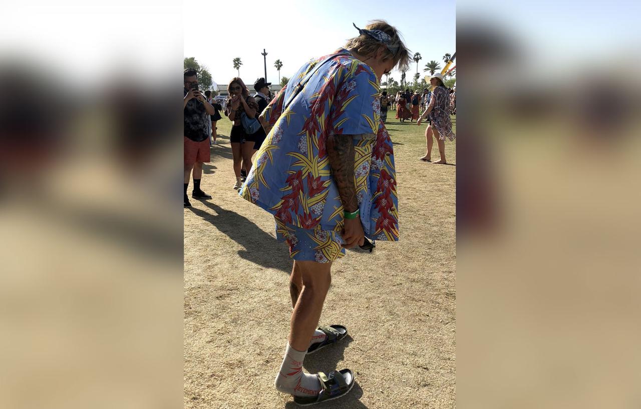 Stars Parade Fashions At Coachella