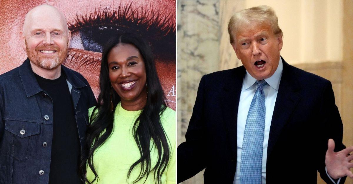Bill Burr's Wife Flips Donald Trump The Bird During UFC Fight In New York