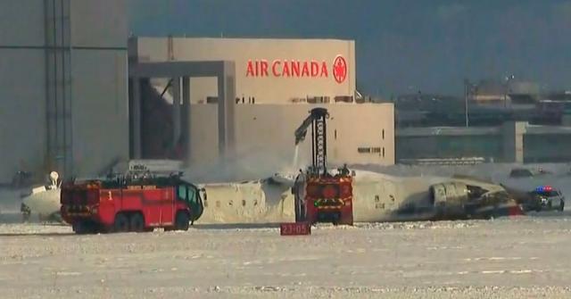 Watch Shocking Video Of Passenger Upside Down After Delta Plane Crash