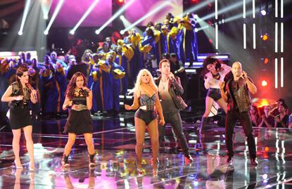 Christina Aguilera Performs on The Voice