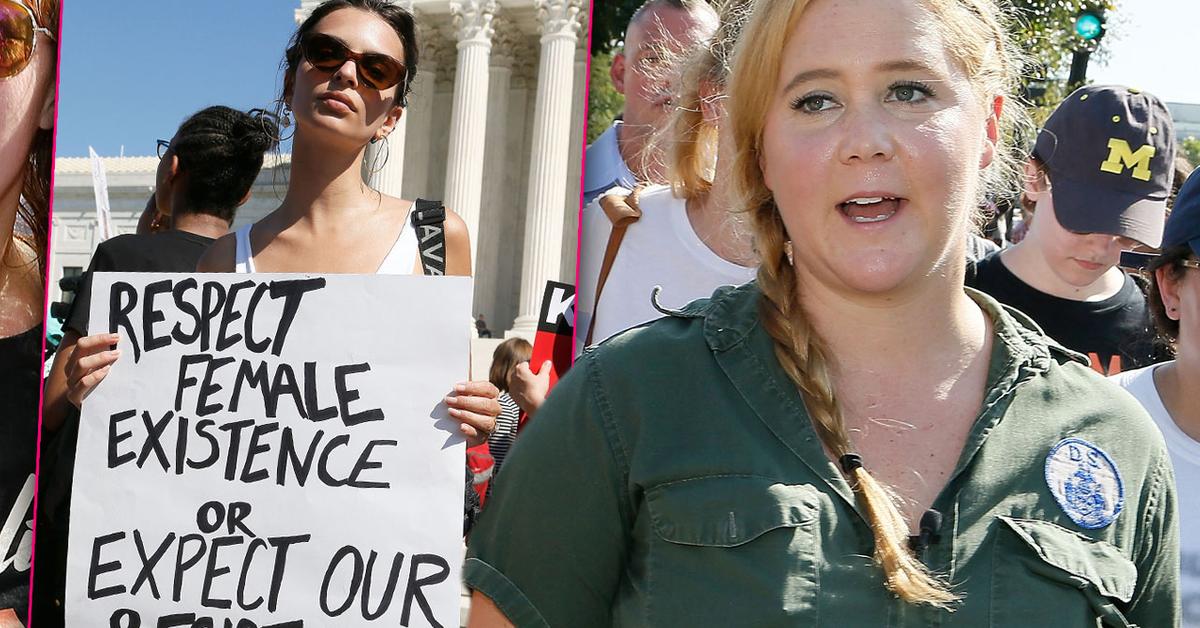 Amy Schumer, Emily Ratajkowski Detained By Police For Protesting ...