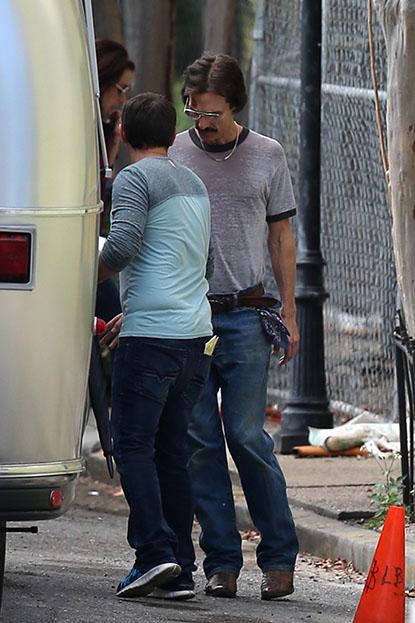 First Photos Of Skinny Matthew McConaughey As Ron Woodroof In New Orleans