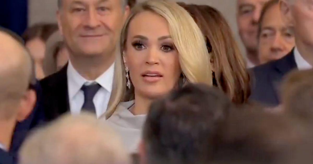Carrie Underwood Suffers Audio Malfunction at Trump's Inauguration Day