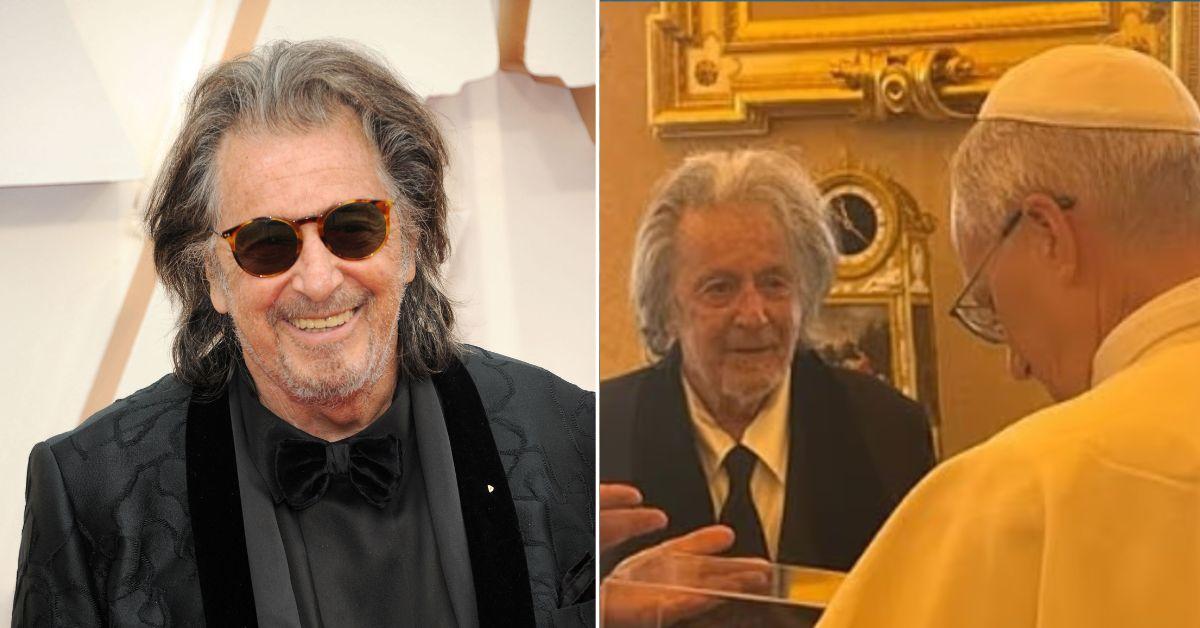 Al Pacino Becomes The First Celebrity To Meet With The Pope