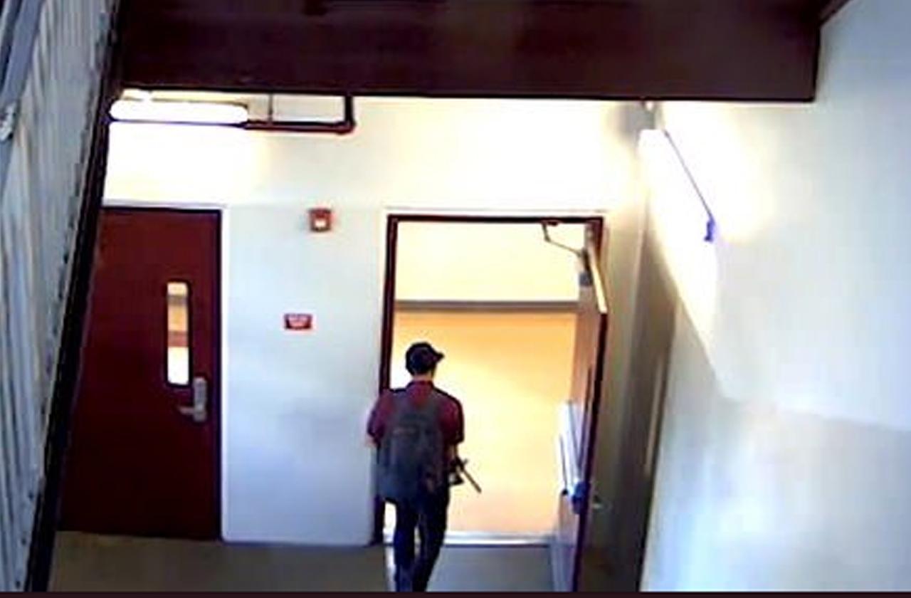 Parkland Shooter Nikolas Cruz Seen On Camera In School During Shooting