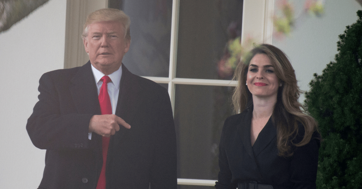 Trump's Former Aide Hope Hicks Breaks Down in Tears on Witness Stand