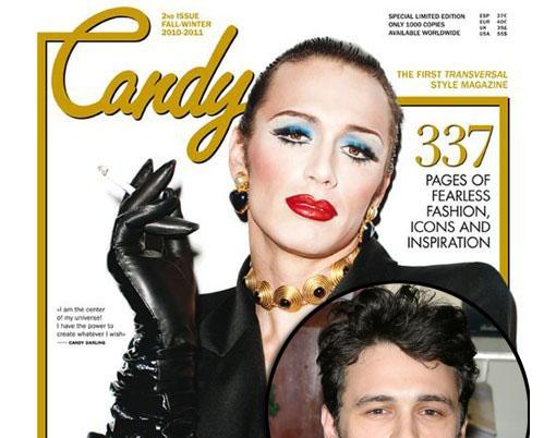 PHOTO: Life's A Drag For James Franco; His Gender-Bending Magazine Cover
