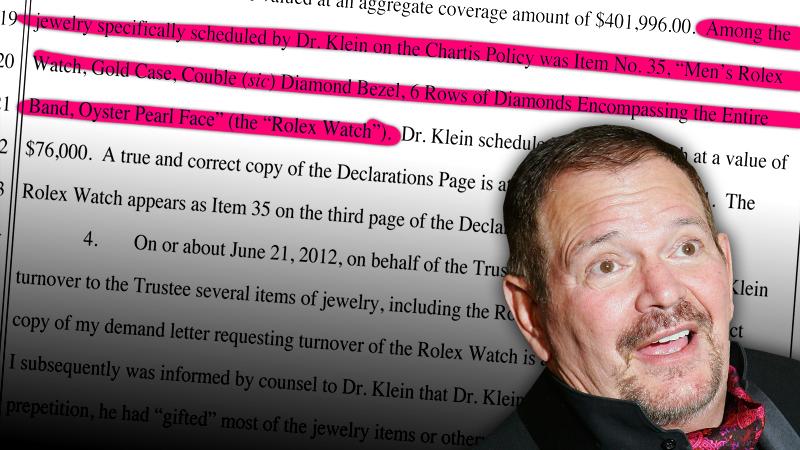Dr. Arnie Klein — Judge Slaps Him With Restraining Order Over $76K ... Dr. Arnie Klein — Judge Slaps Him With Restraining Order Over $76K ...