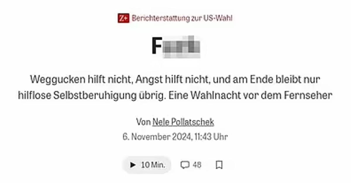 Euro Newspaper Prints Very Naughty One-Word Response to Trump Victory