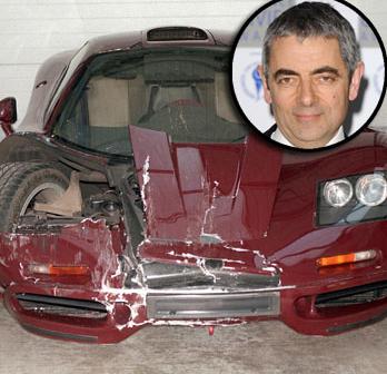 ‘Mr Bean’ Star Rowan Atkinson Crashes $1.2 Million Sports Car