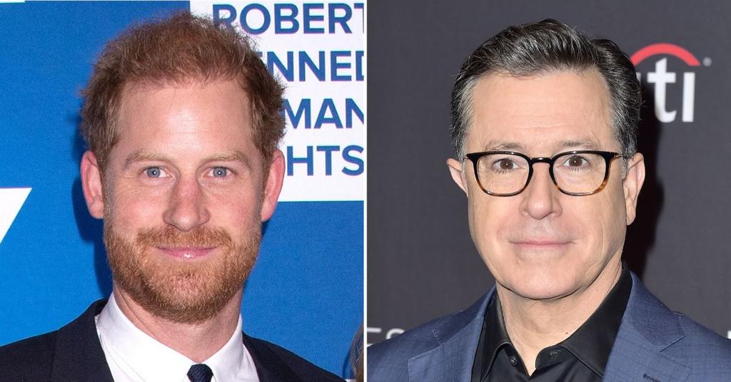 Fans Furious Prince Harry Filmed 'The Late Show with Stephen Colbert ...