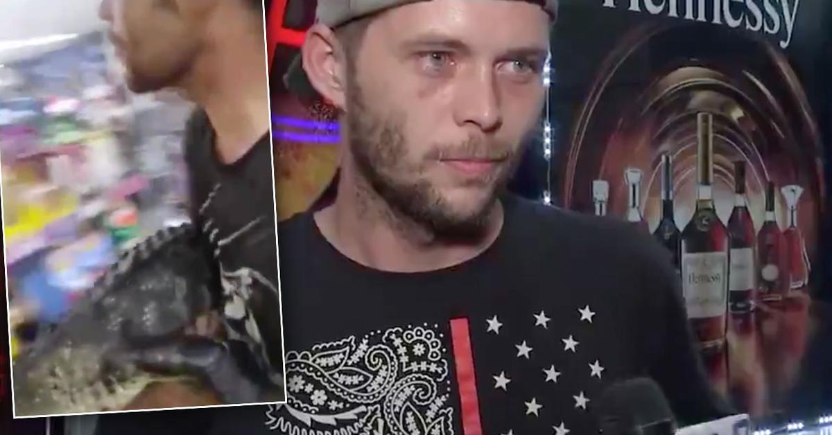 Drunk Florida Man Carried Alligator Into Liquor Store, See Video