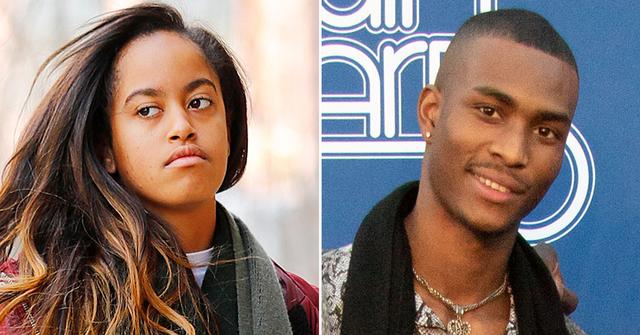 Malia Obama Takes Smoke Break With Sasha's Older Boyfriend, Clifton ...