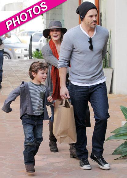 LeAnn Rimes Hits Malibu With Hubby Eddie Cibrian And Kids