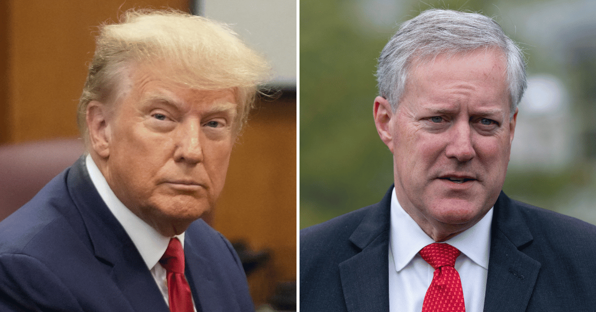 Trump Former Chief of Staff Mark Meadows Pleading Guilty for Immunity