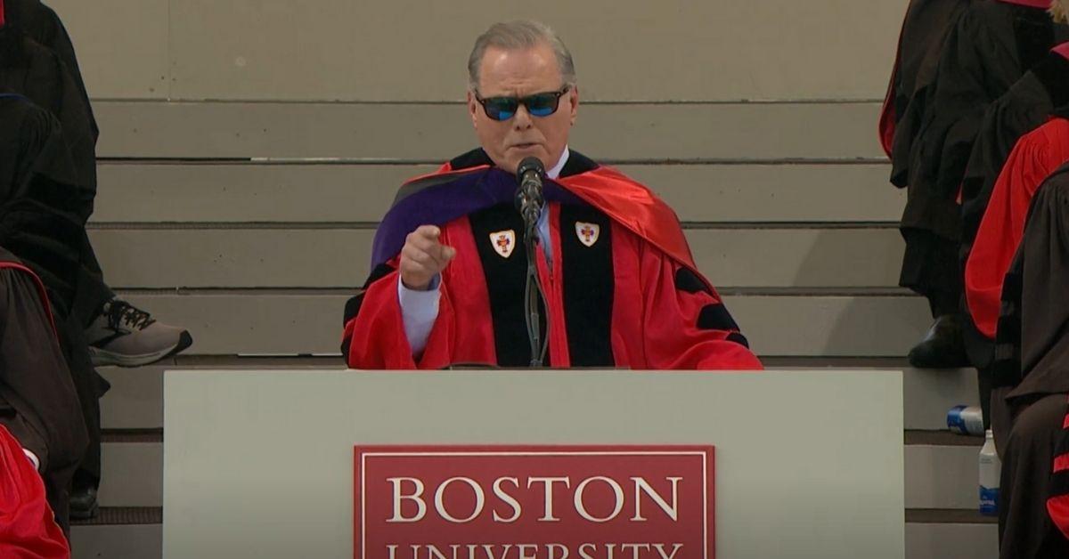David Zaslav Booed By WGA Protesters During Commencement Address