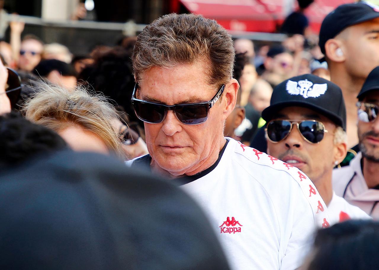 David Hasselhoff Wears Ring After Wedding To Young Wife