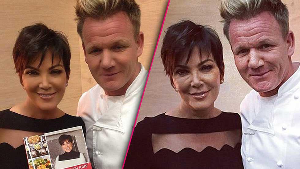 Kris Jenner Posts Apparently-Altered Pic With Gordon Ramsay — After ...