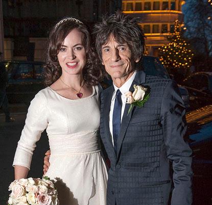 Ronnie Wood Marries Sally Humphries In London