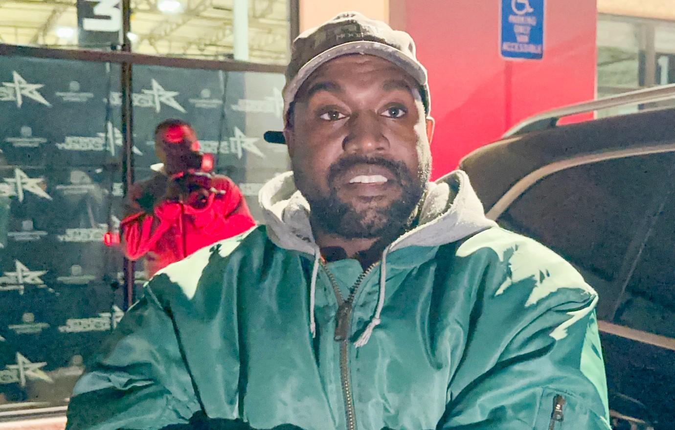 Kim Kardashian & Kanye West At Son's Sports Game Amid Divorce Drama