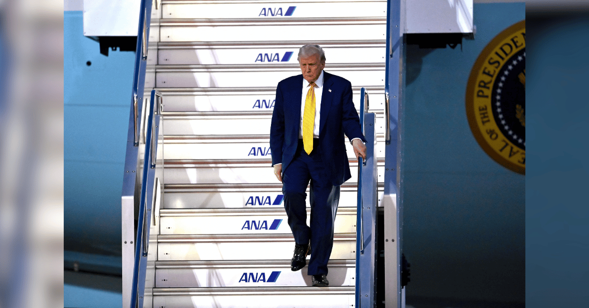 Trump's Air Force One Stair Scare Fuels Health Concerns