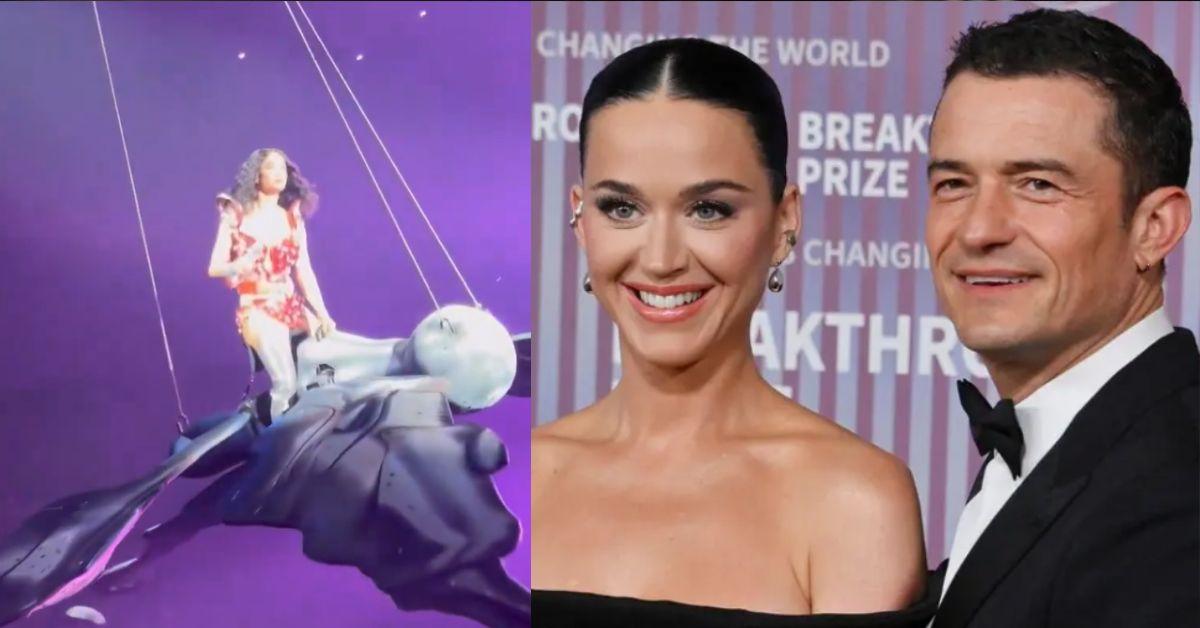 Katy Perry Has Prop Malfunction During San Francisco Show