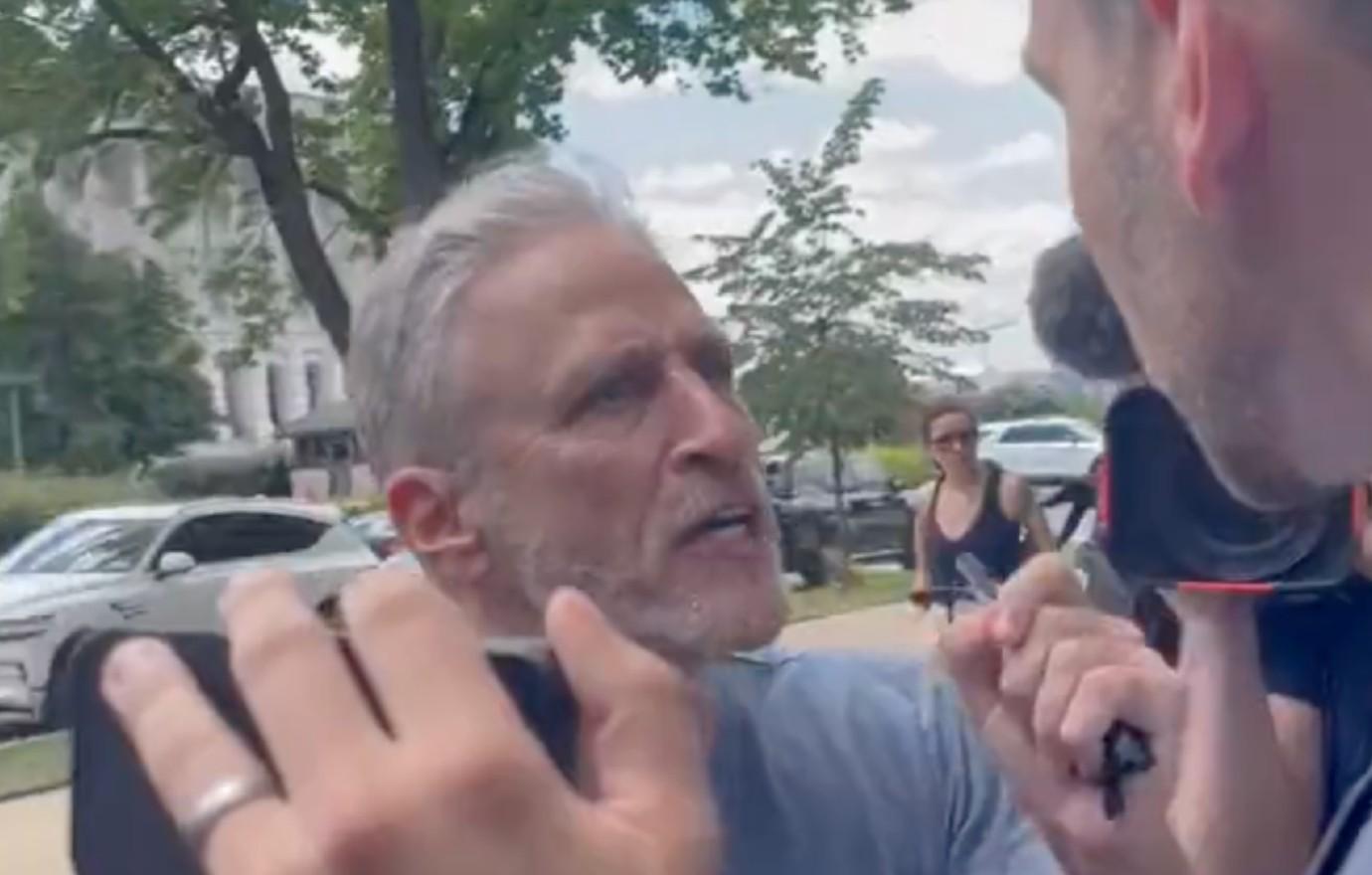 Jon Stewart Argues With Jack Posobiec: Watch Video