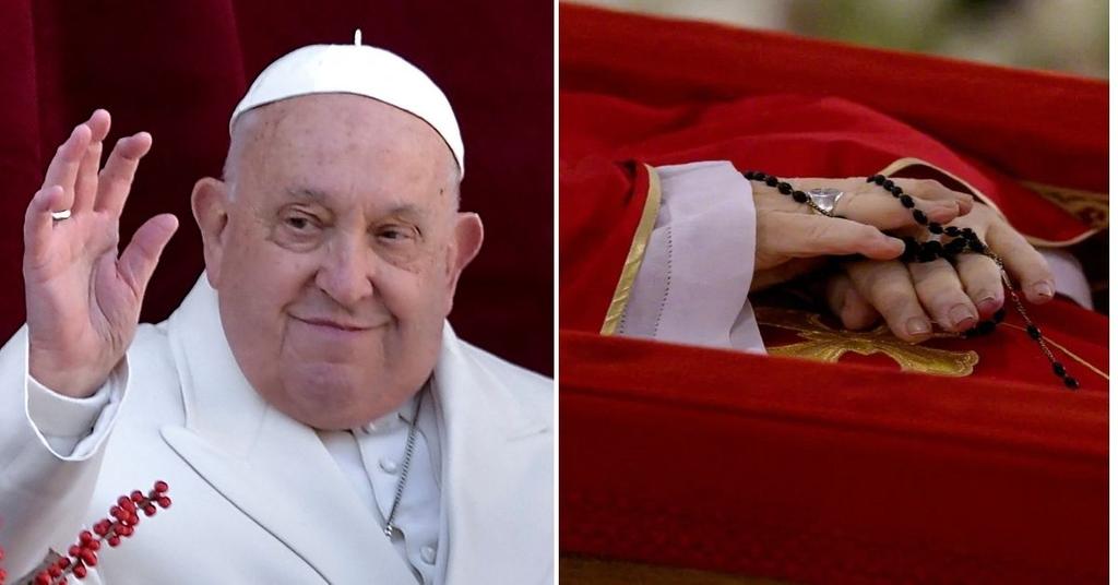 Vatican Shares Video Of Pope Francis In Coffin, Face 'Heavily Bruised'