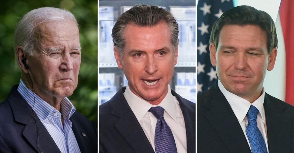 Biden Advisors Fume Over Gavin Newsom's Plan to Debate Ron DeSantis