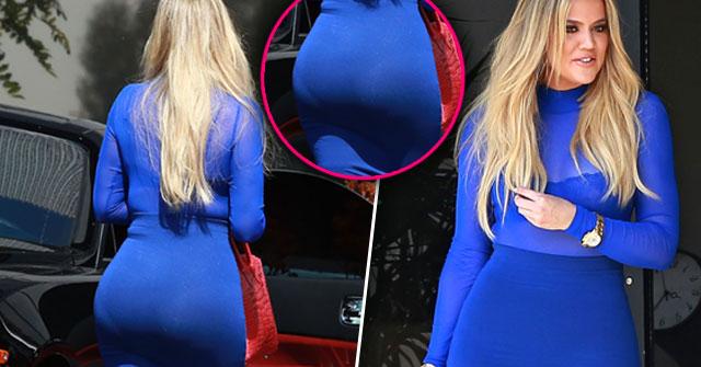 Visible Panty Line Khloe Kardashian Suffers Wardrobe Malfunction In
