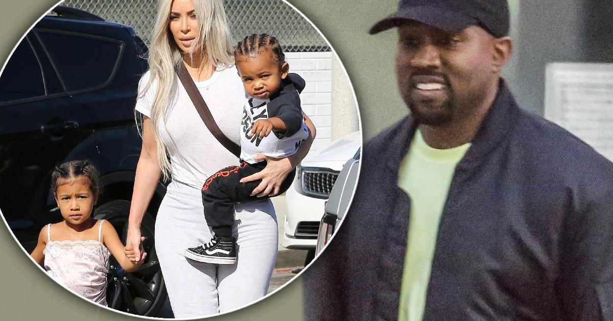 Kanye West Smiles After Baby Chicago