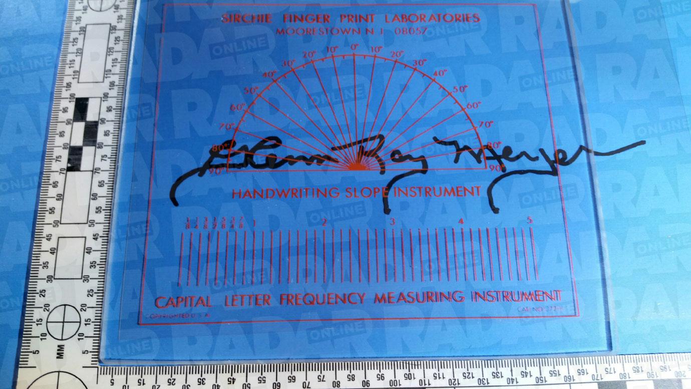 Glenn Meyer Handwriting Matches JonBenét Ramsey Ransom Note Lettering