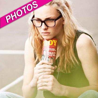 Androgynous Male Model Andrej Pejic Dresses Up Like School Girl