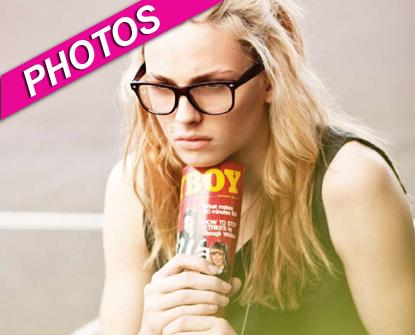 Androgynous Male Model Andrej Pejic Dresses Up Like School Girl