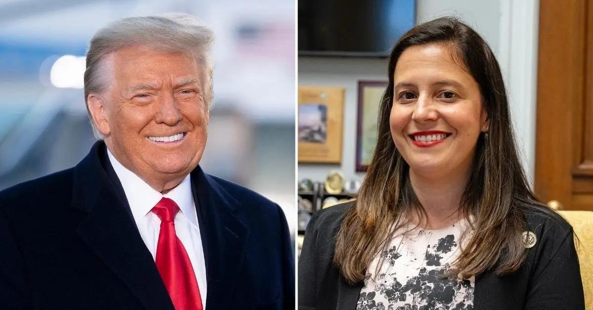 Trump 'Cuts Off' NBC Reporter After Confrontation With Elise Stefanik