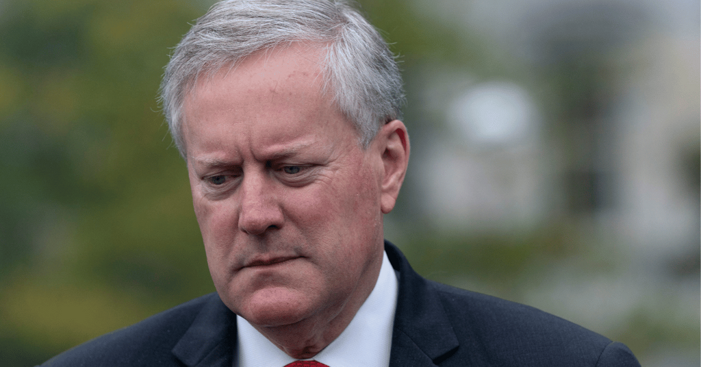 Mark Meadows Slapped With $1 Million Lawsuit by Publisher, Accused of ...