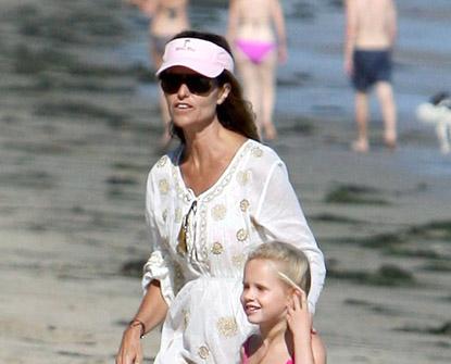 Maria Shriver Hits The Beach In Malibu
